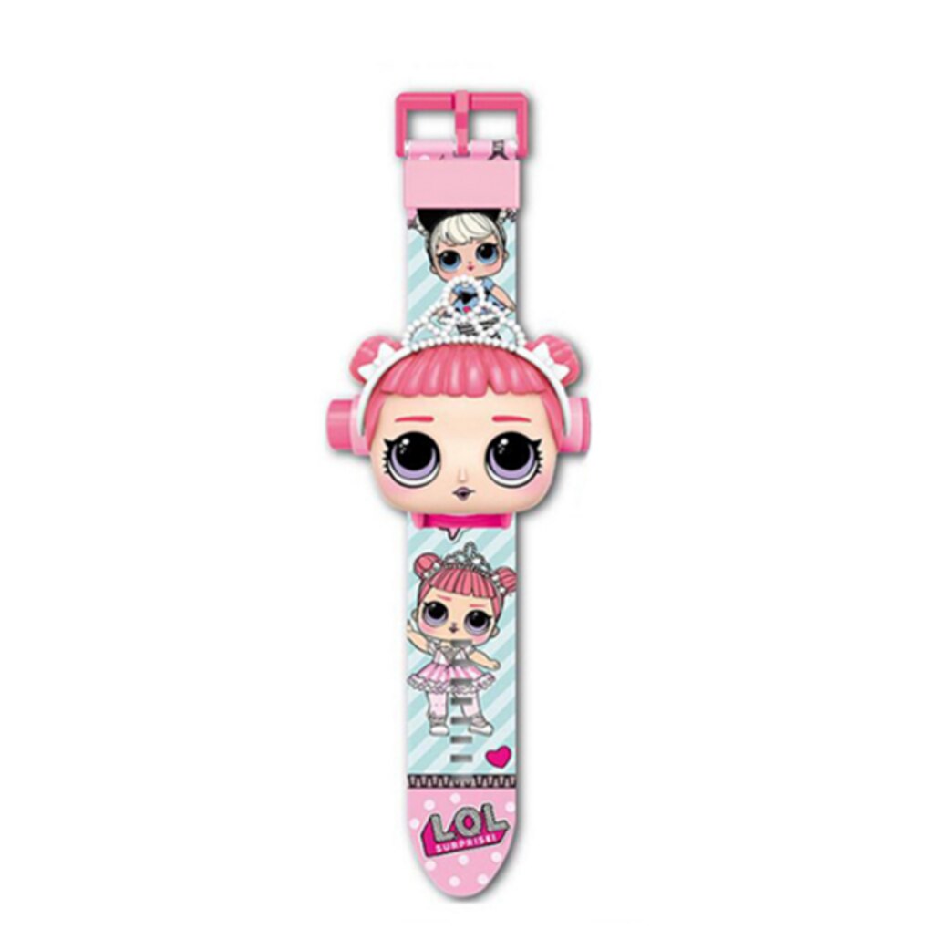 Ceas pentru copii LOL Surprise cu proiector, Crystal Queen - eMAG.ro