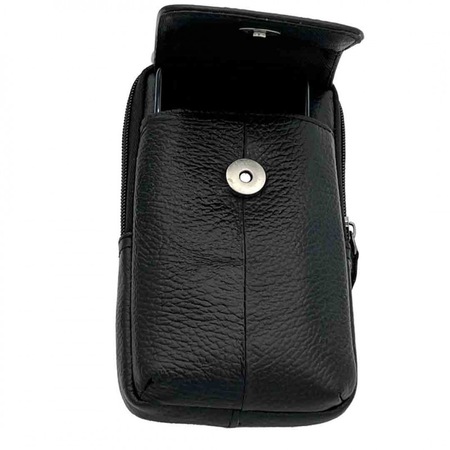 Borseta Curea tip Toc Telefon, Negru, compatibila cu smartphone-uri cu ...