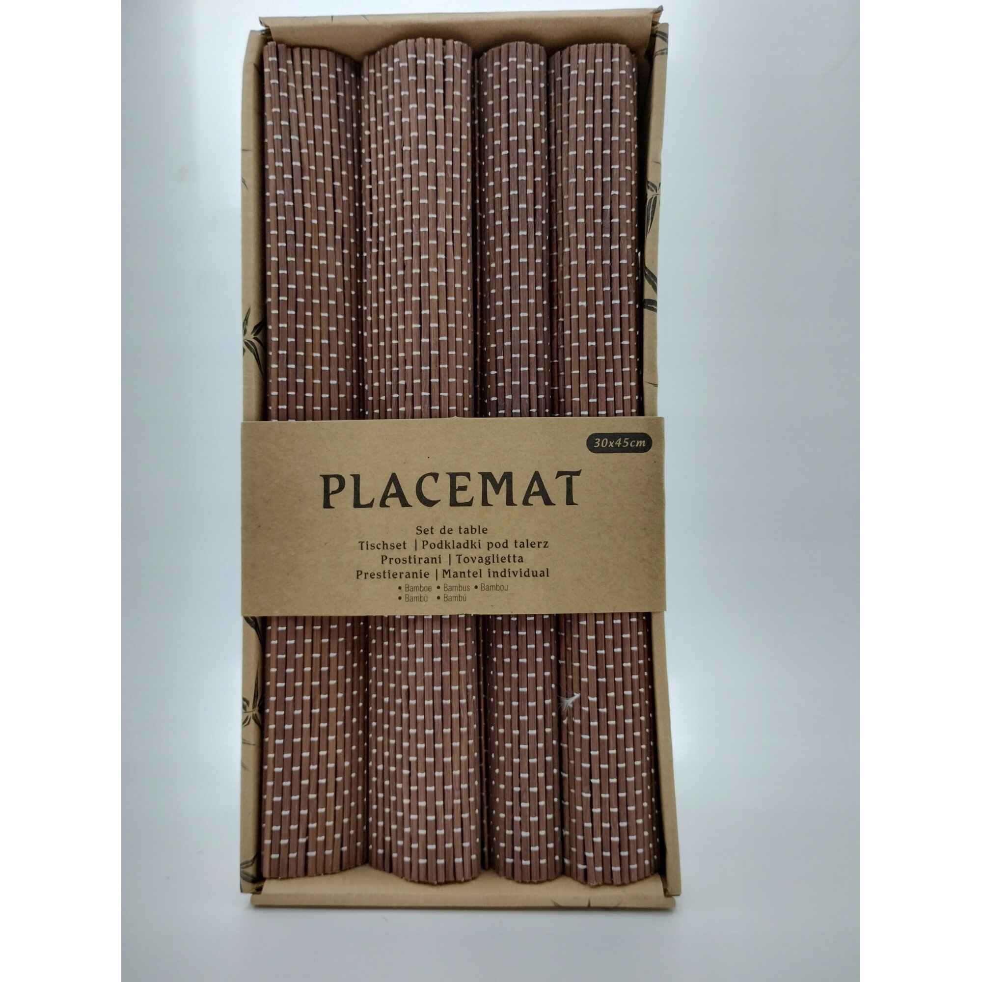 Set 4 Naproane, Bambus, Maro, 30 x 45 cm - eMAG.ro