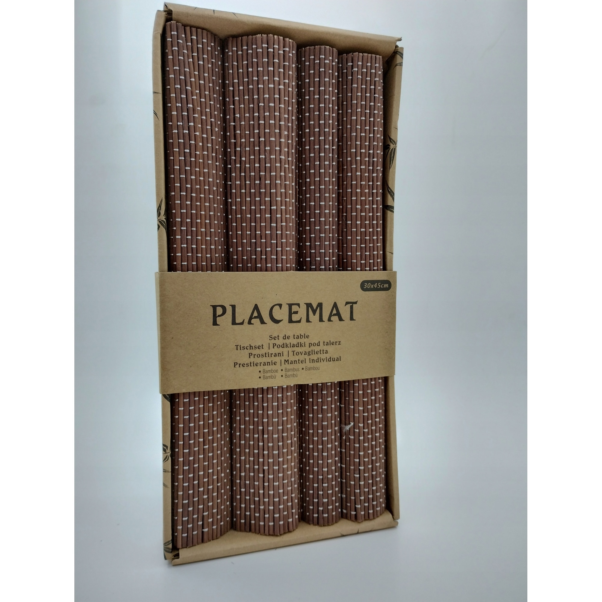 Set 4 Naproane, Bambus, Maro, 30 x 45 cm - eMAG.ro