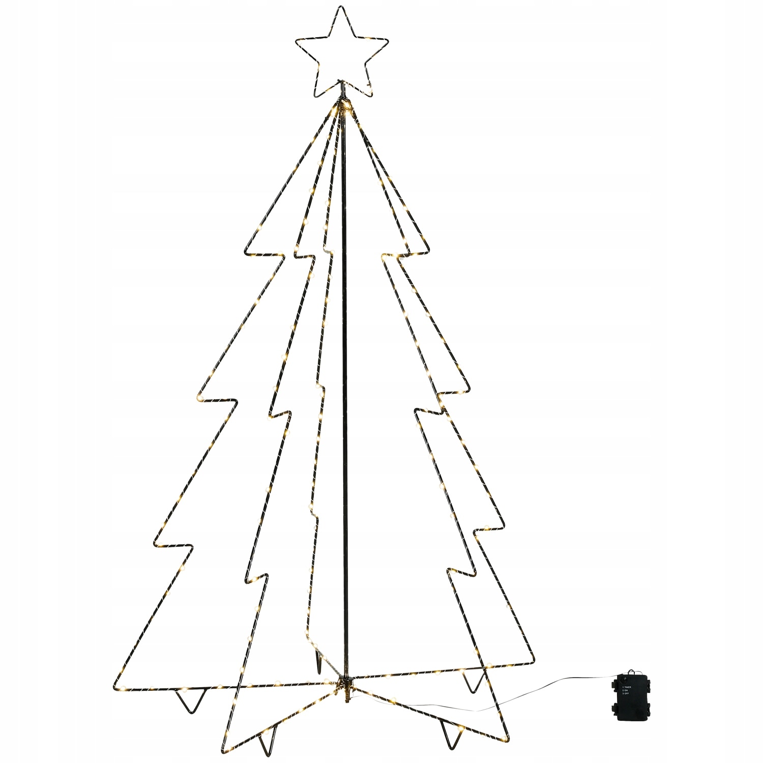 Fém LED fa, Sonem, 120 cm, 185 LED - eMAG.hu