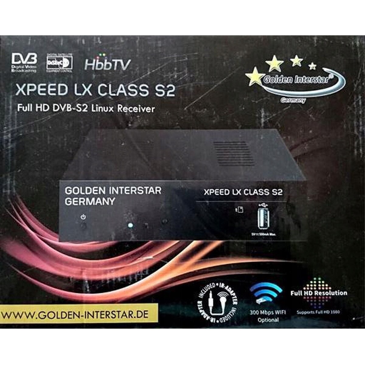 DECODOR INTERSTAR XPEED LX CLASA S2 FULL HD GOLDEN - eMAG.ro