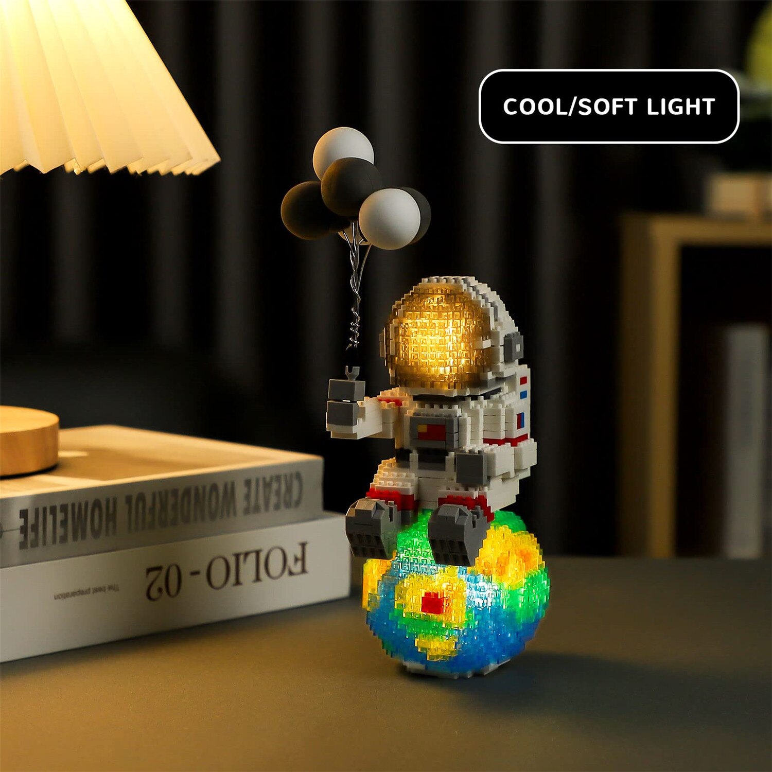 Конструктори Lego, MorFansi, с малък модел балон, LED ефект, 1368 части ...
