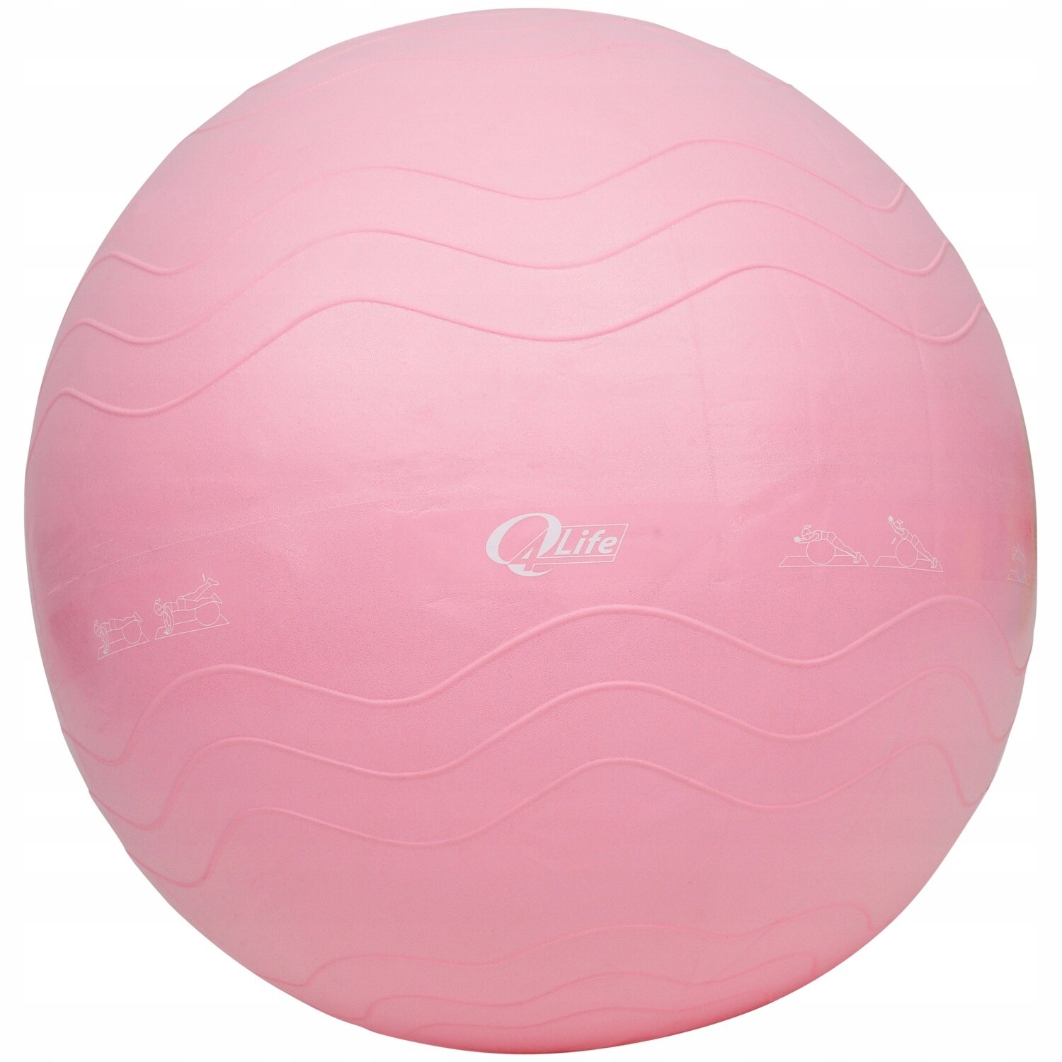 Rehabilitációs labda pumpával, Q4Life, Pink - eMAG.hu