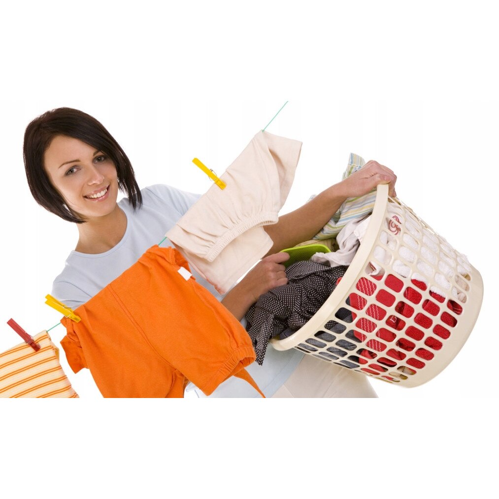 Sarma pentru rufe, Otel, Albastru\Alb, 20 m - eMAG.ro