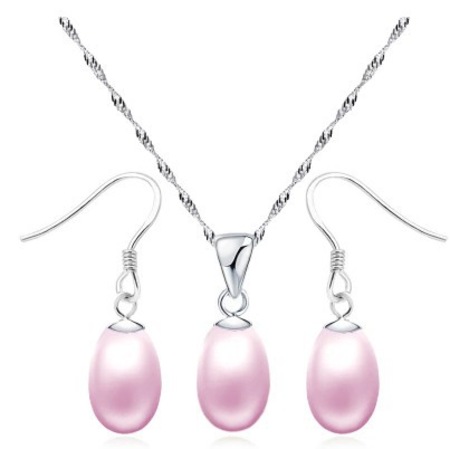 Set de perle, Tear, 45 cm, Perle, Roz - eMAG.ro