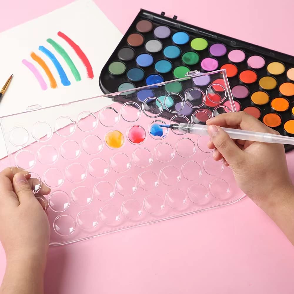 Acuarele 48 culori, Daco, pentru copii, adulti sau artisti, pensula cu ...