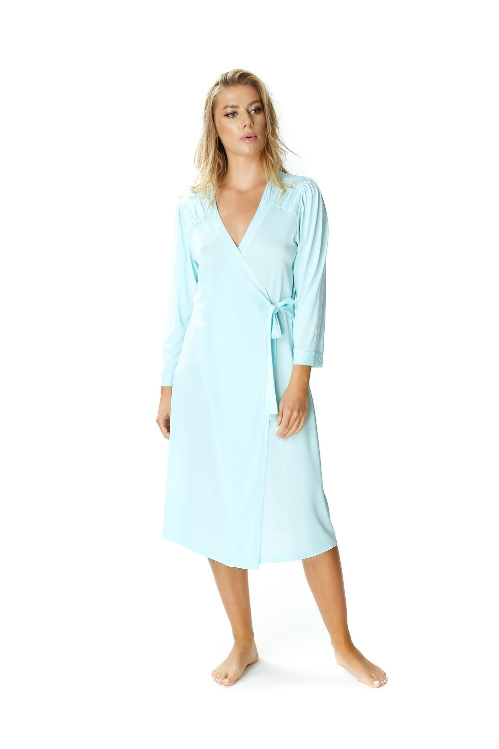 Halat dama, Mewa, Matase/Viscoza, Verde menta, 46 - eMAG.ro