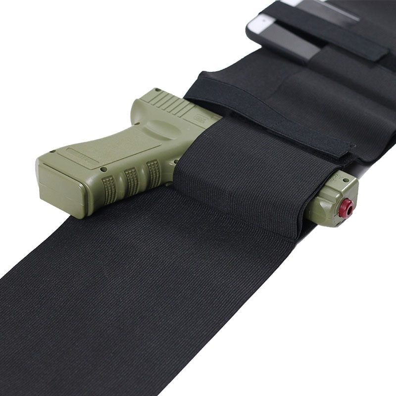 Holster pentru Pistol tip Corset, Elastic, Brau Tactic Ascuns, Airsoft ...