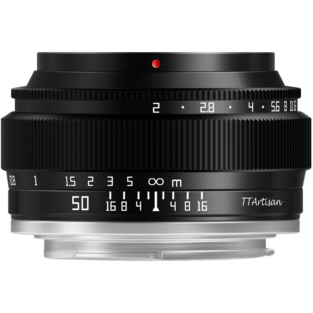 TTArtisan Full-Frame 50mm F2 черен ръчен обектив за Canon RF - eMAG.bg