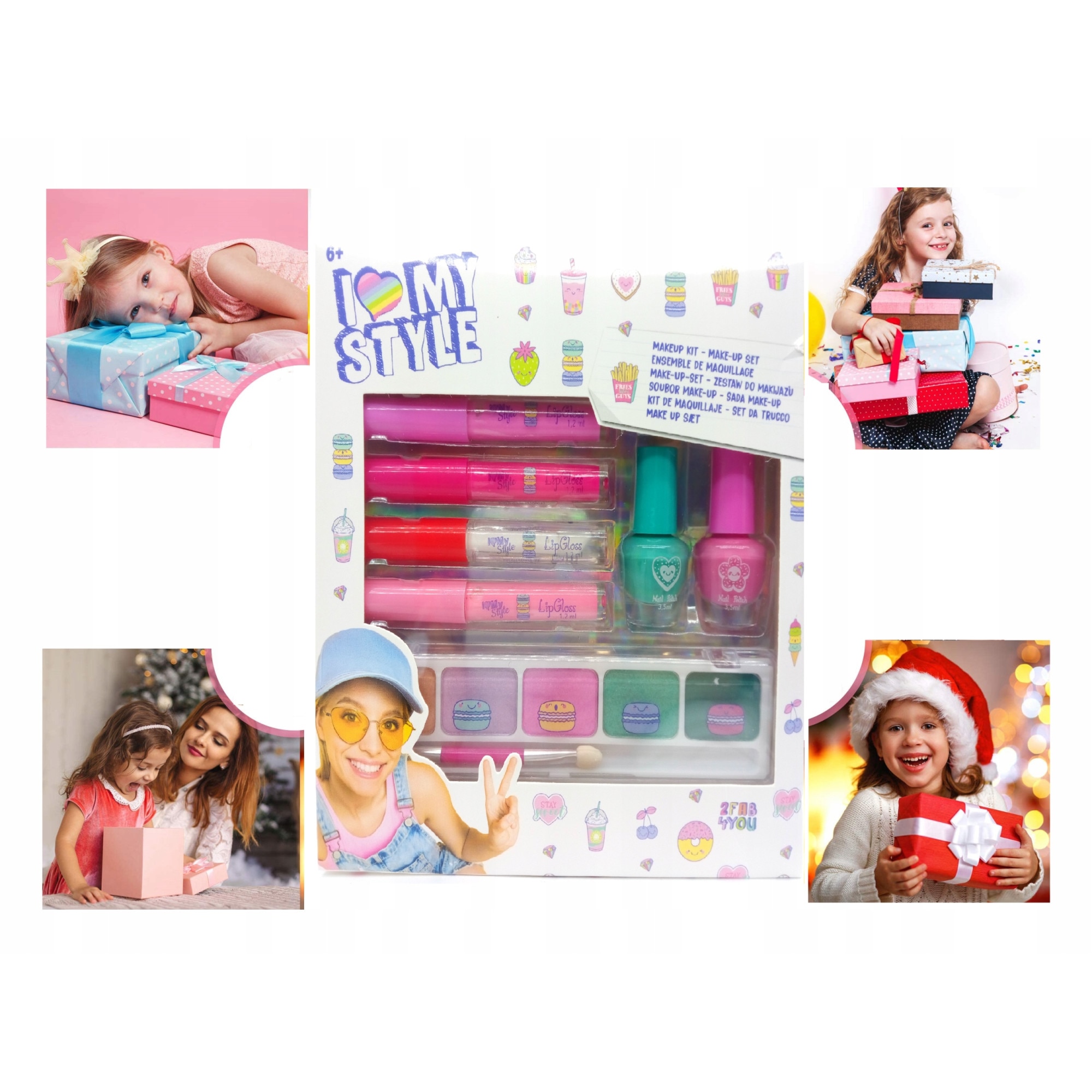 Set de machiaj pentru copii, I Love My Style, 6 ani, Multicolor - eMAG.ro