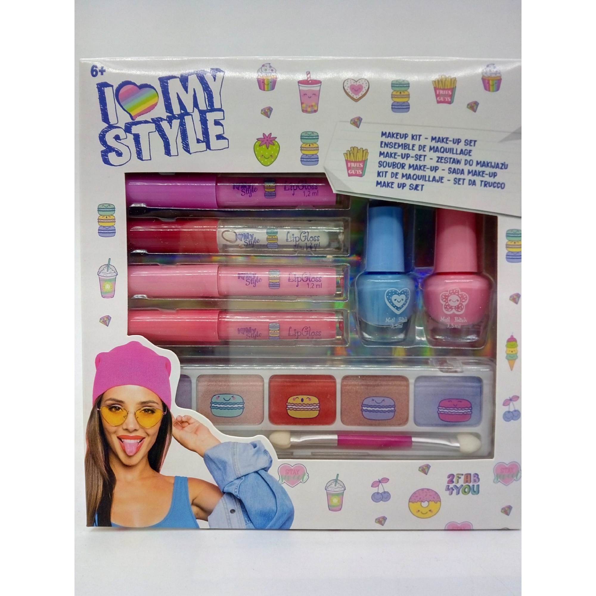 Set de machiaj pentru copii, I Love My Style, 6 ani, Multicolor - eMAG.ro