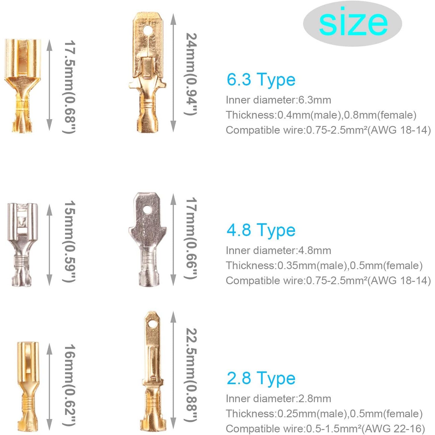 Set conectori pentru cabluri, 150 Piese, Multicolor - eMAG.ro