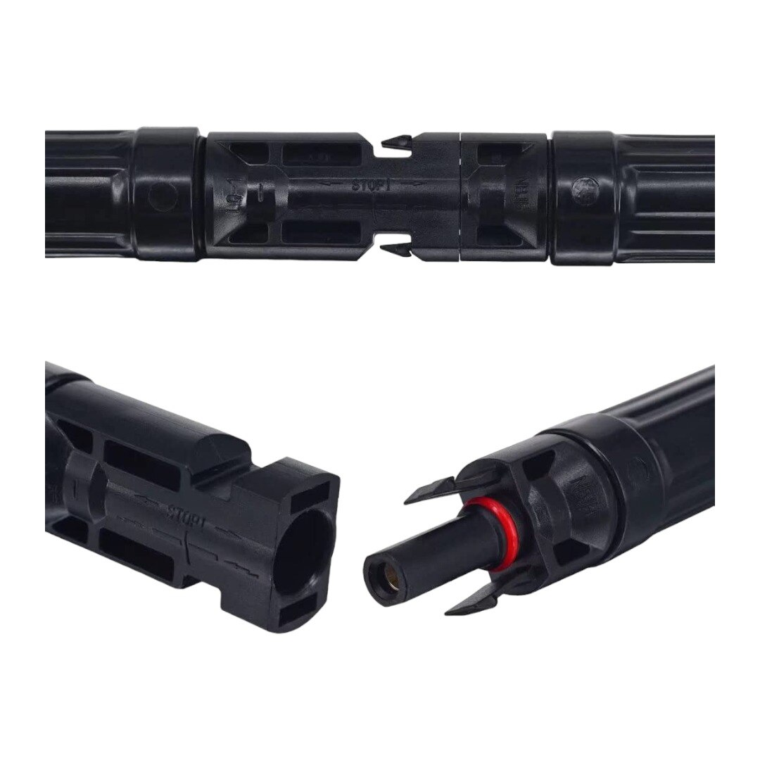Conector MC4, protectie IP67, utilizat la panouri solare fotovoltaice, potrivit pentru cablu de ...