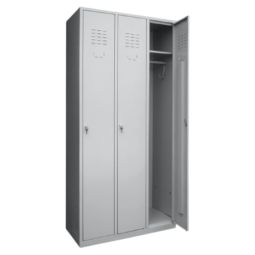 Dulap vestiar metalic 3 usi 890x450x1800 - eMAG.ro