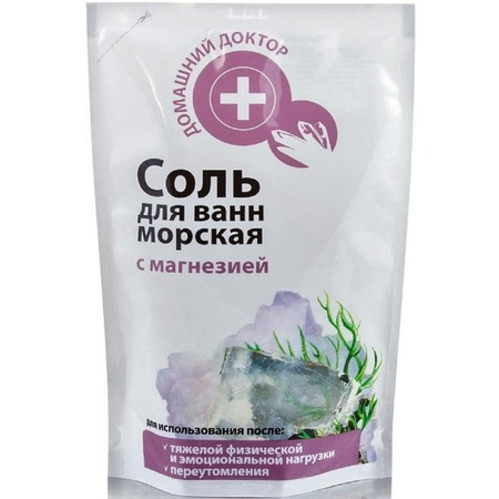 Натурална сол за вана Doctorul Casei, с магнезий, 500 гр - eMAG.bg