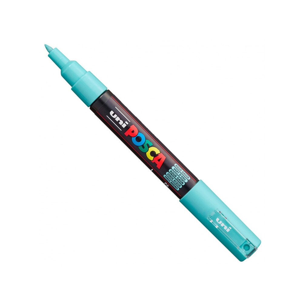 Marker Uni PC-1M Posca 0.7 mm, Aqua Green, CCP6 - eMAG.ro