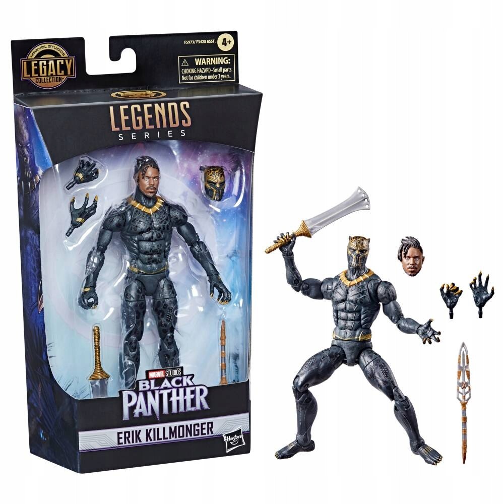 Marvel Legends Black Panther Erik Killmonger, 16cm - eMAG.hu