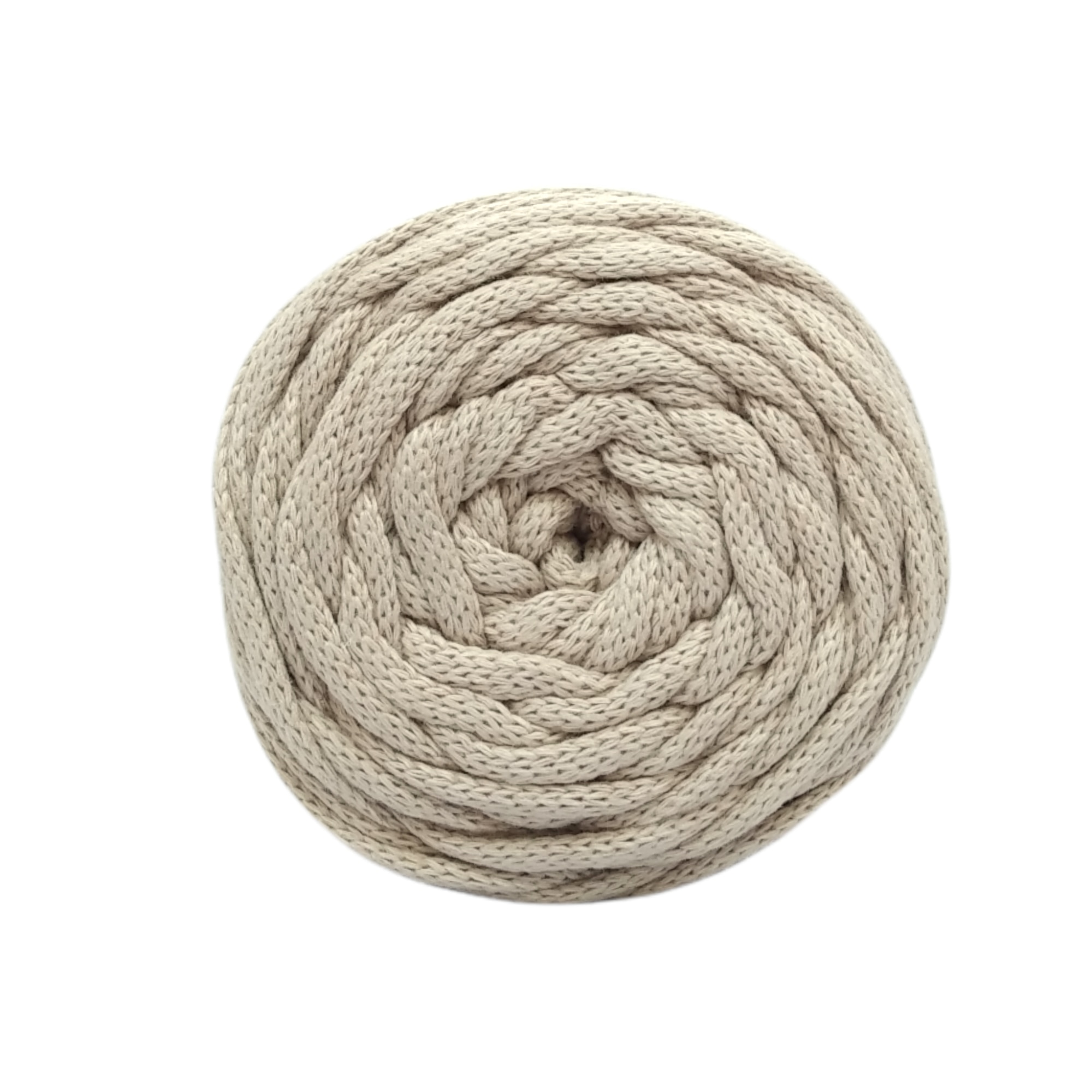 Snur Macrame, Yarnart, Bumbac\Poliester\Viscoza, 85m, Bej, 250g - eMAG.ro