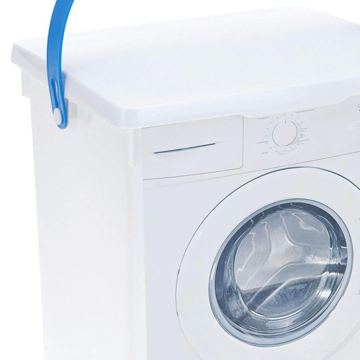 Recipient pentru detergent, Bathroom Solutions, Plastic, 5L, Alb - eMAG.ro