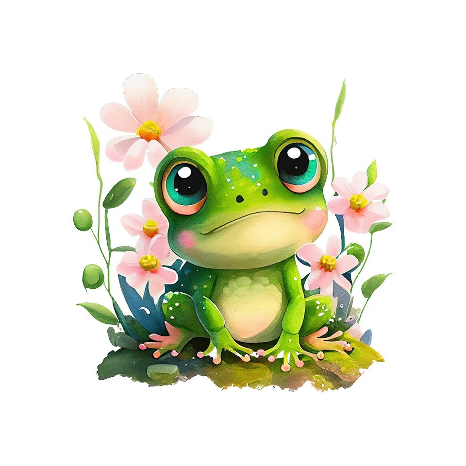 Sticker decorativ, Broasca, Verde, 60 cm, 1204STK - eMAG.ro