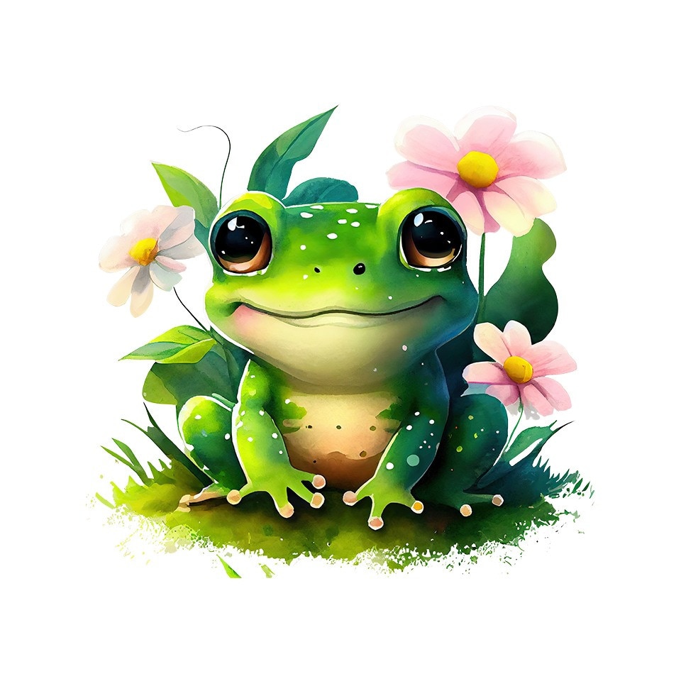 Sticker decorativ, Broasca, Verde, 60 cm, 1204STK-1 - eMAG.ro