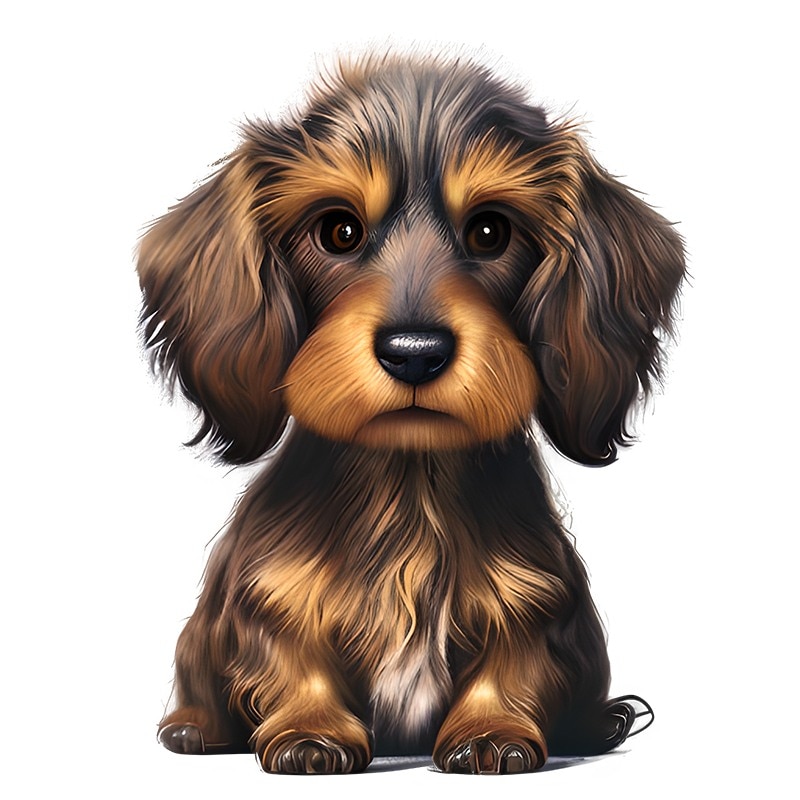 Sticker decorativ, Catel, Maro, 80 cm, 1212STK - eMAG.ro