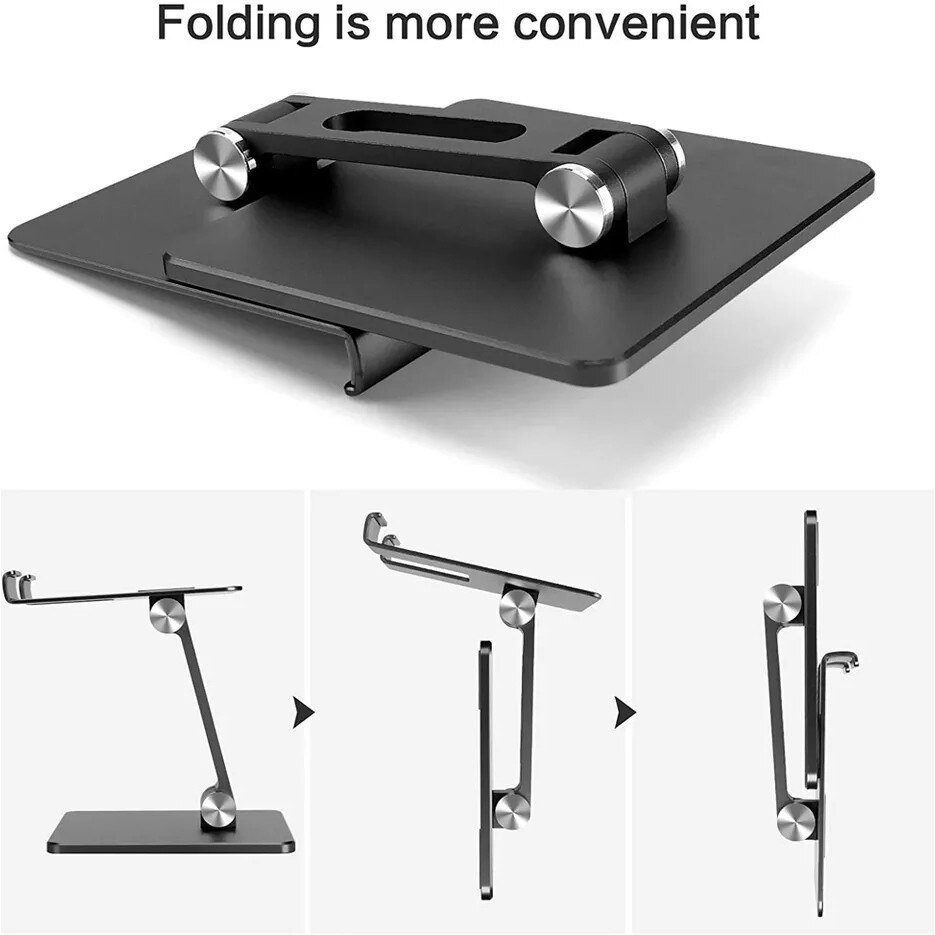 Suport pentru tableta si telefon din aluminiu, NEVERMORE, unghi ...