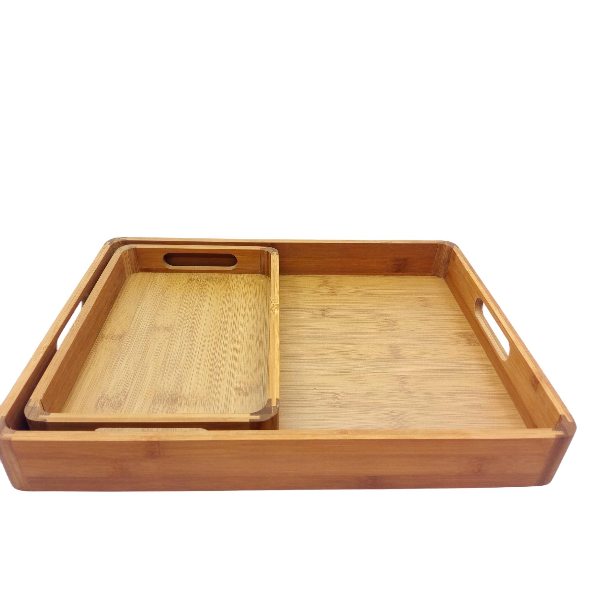 Set tavi de bambus, 38 x 28 x 5 cm - eMAG.ro