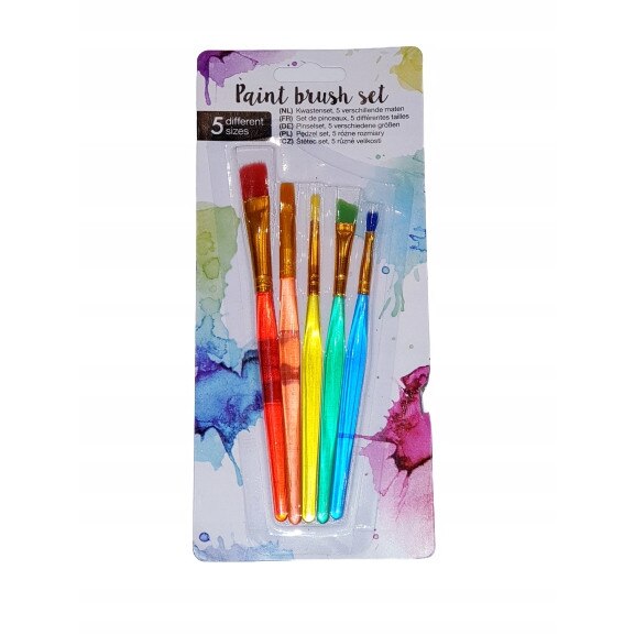 Set de 5 pensule, Multicolor - eMAG.ro