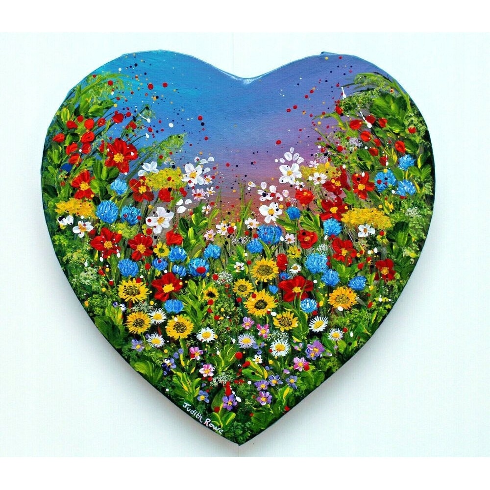 Panza pictura in forma de inima, 29 x 29 cm, Alb - eMAG.ro