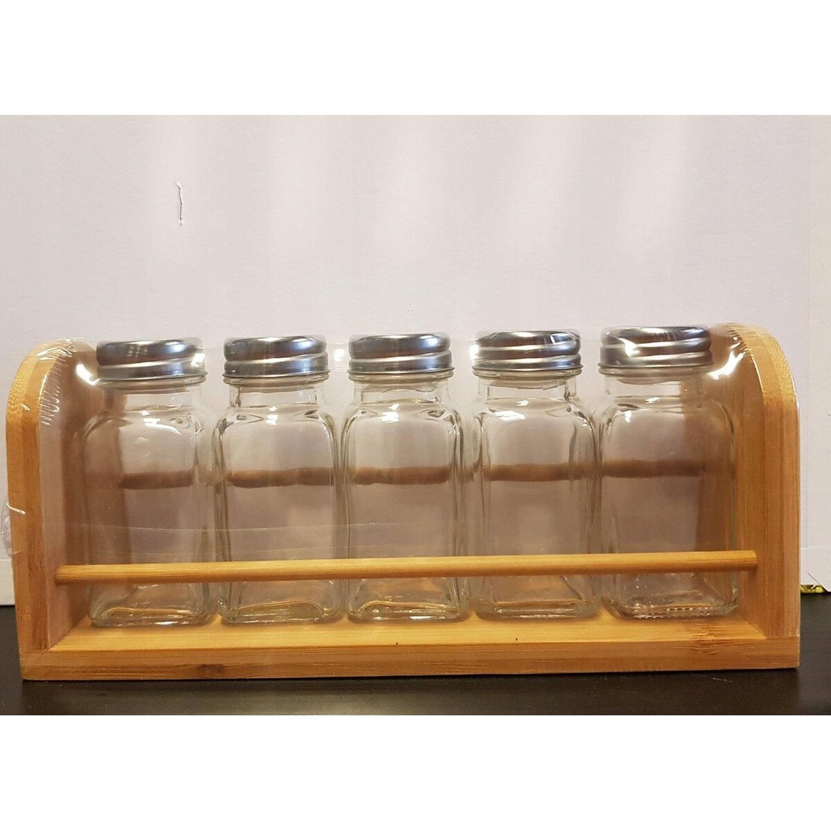 Set 5 borcane pentru condimente, Zd Trading, Sticla, 23 cm, Trensparent ...