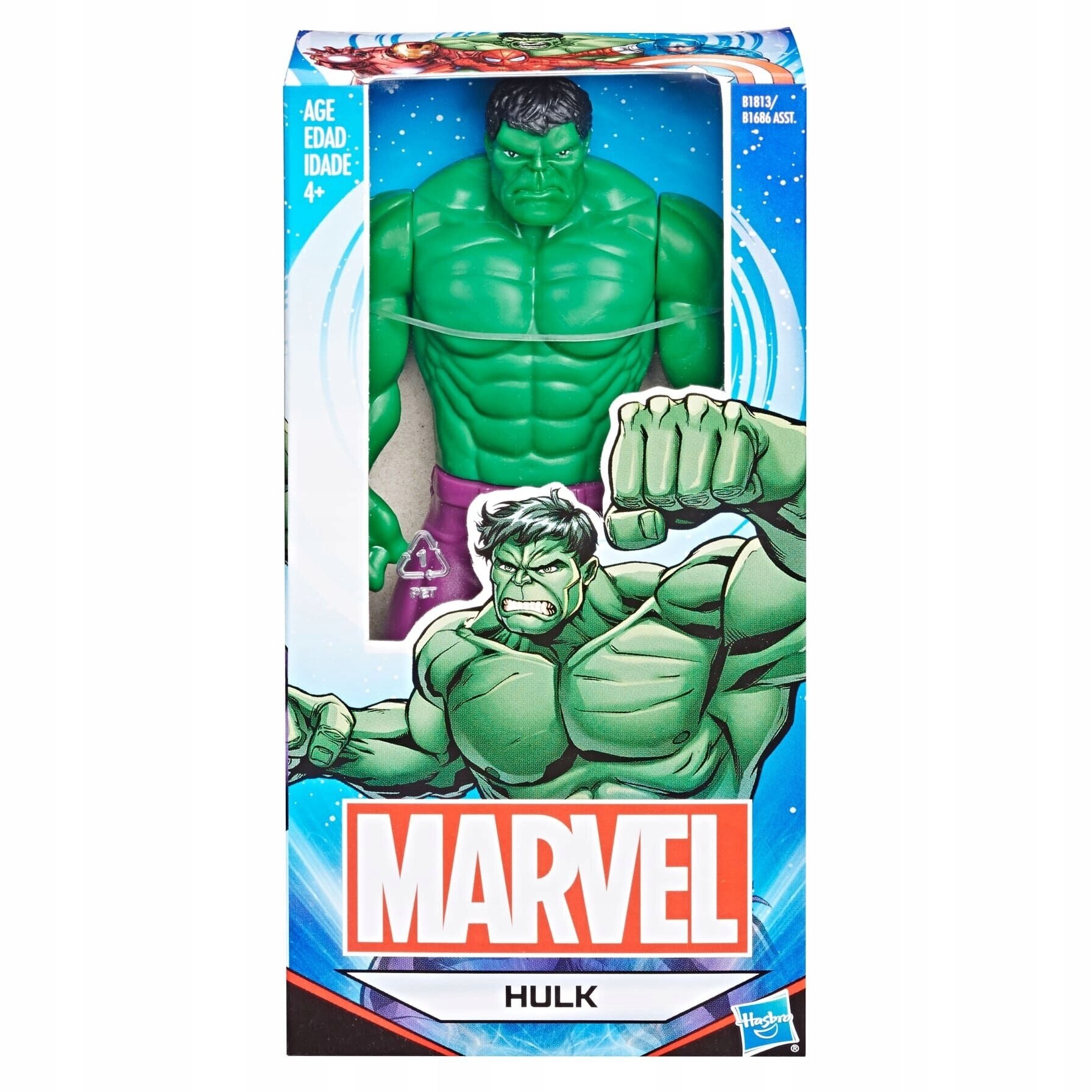 Figurina Hulk, Hasbro, Marvel, 15cm, Multicolor, 4+ - eMAG.ro