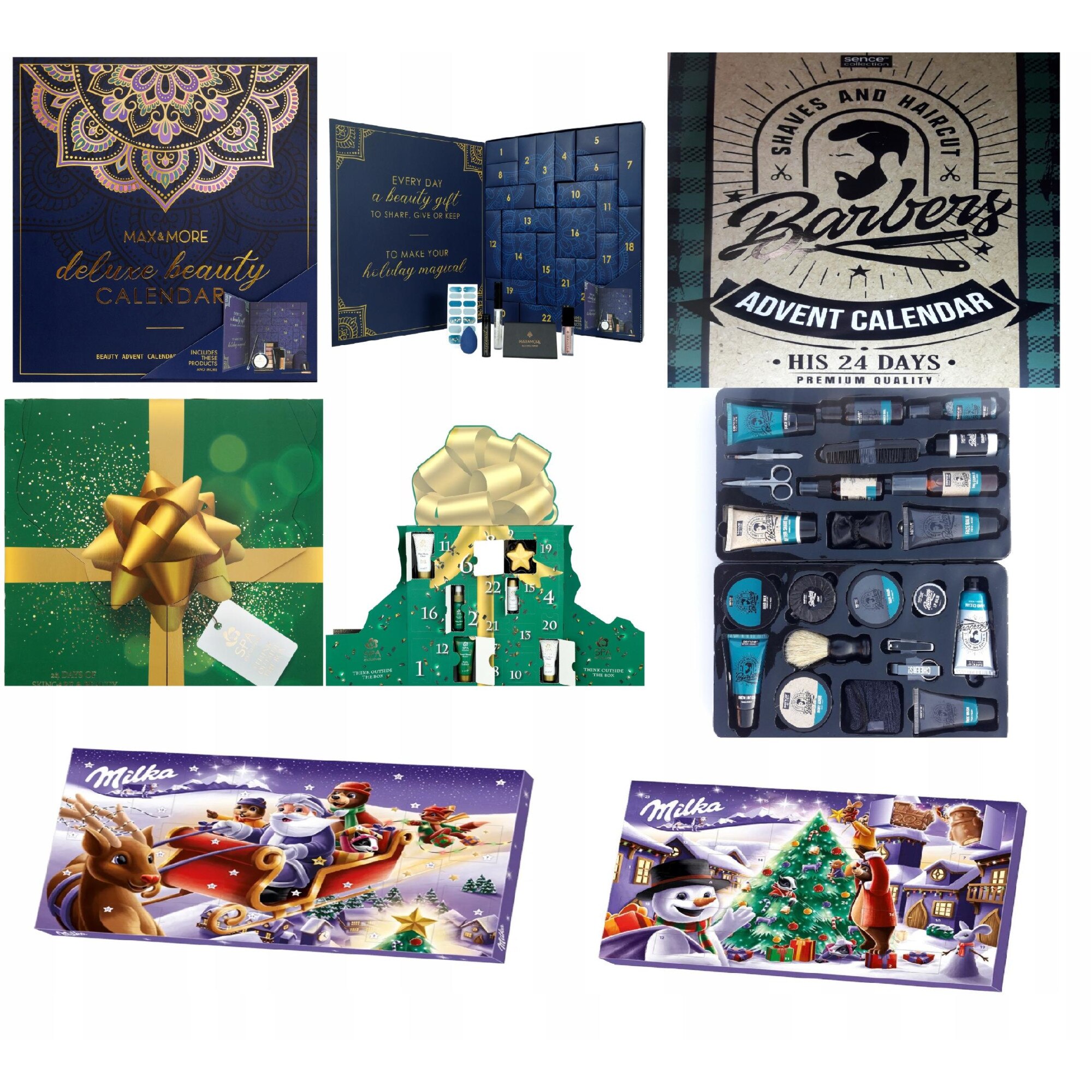 Set de 5 Advent Calendare, Multicolor - eMAG.ro