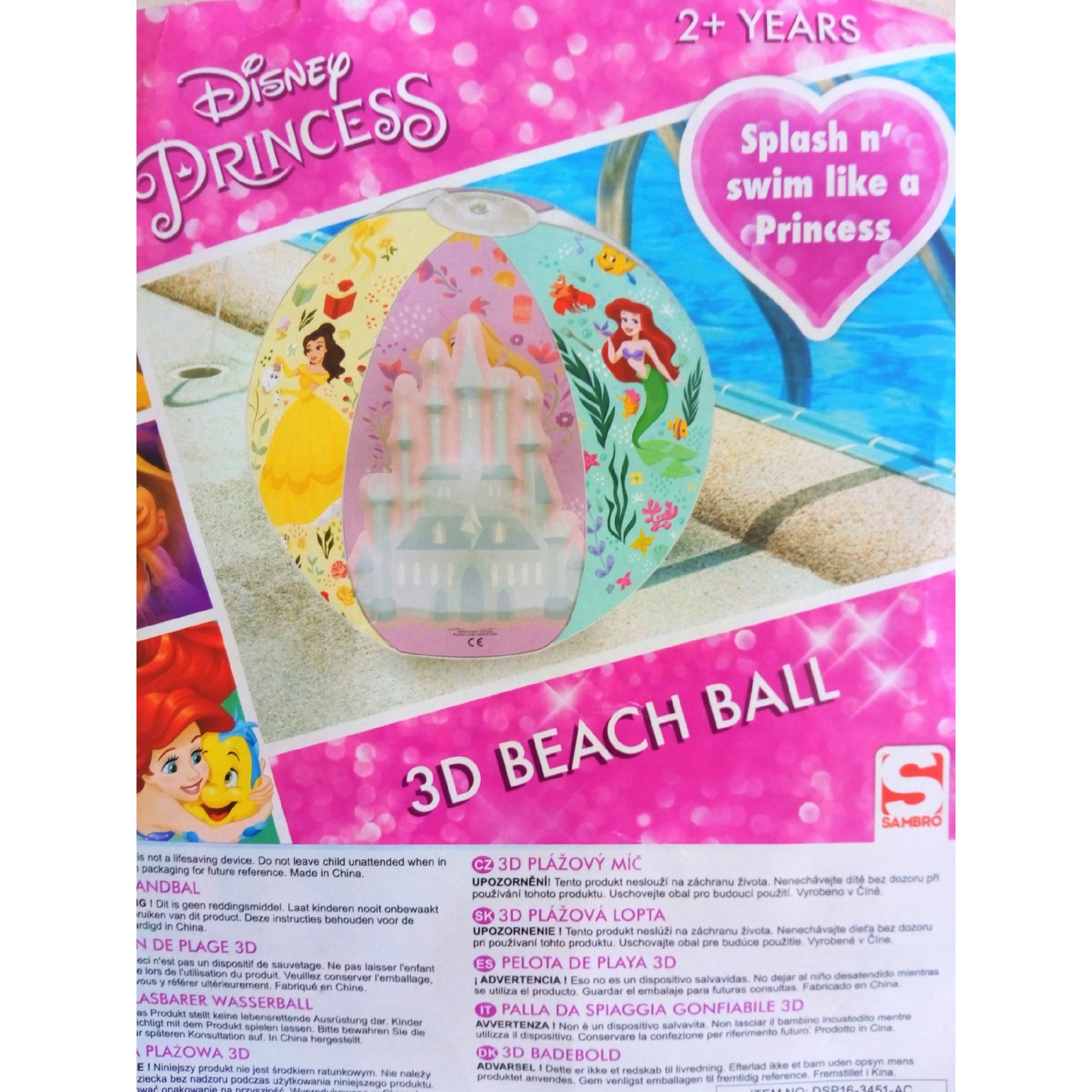 Felfújható strandlabda, Sambro, Multicolor - eMAG.hu