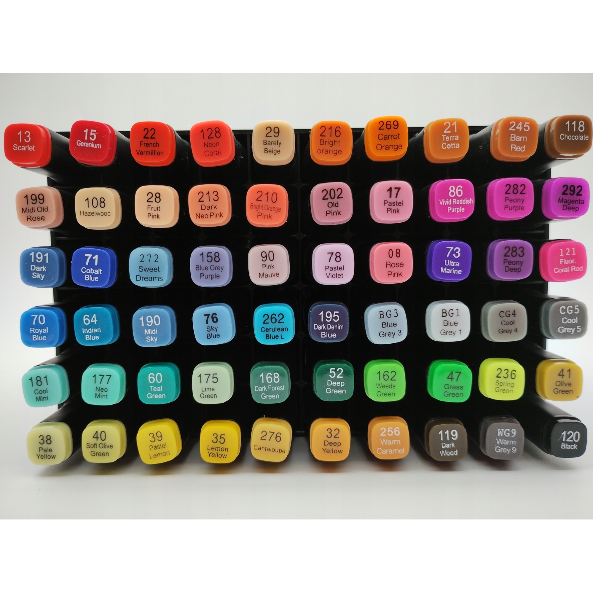 Set 60 de markere cu alcool, Decotime, Multicolor - eMAG.ro