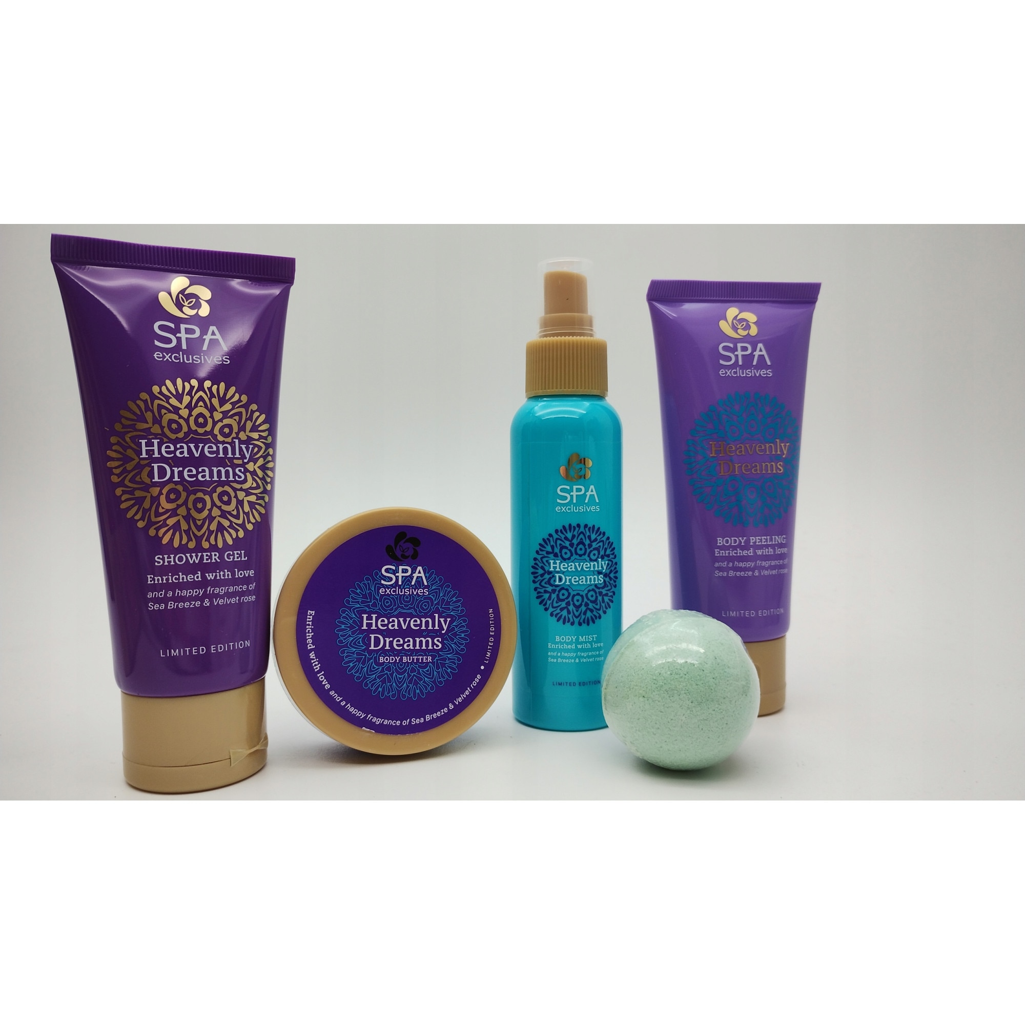 Set cadou Heavenly Dreams, Spa Exclusives, Multicolor, 5 articole - eMAG.ro