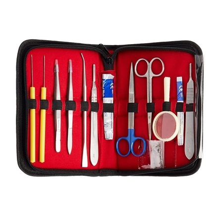 Trusa chirurgicala de disectie Dr. James, cu 16 piese, otel inoxidabil ...