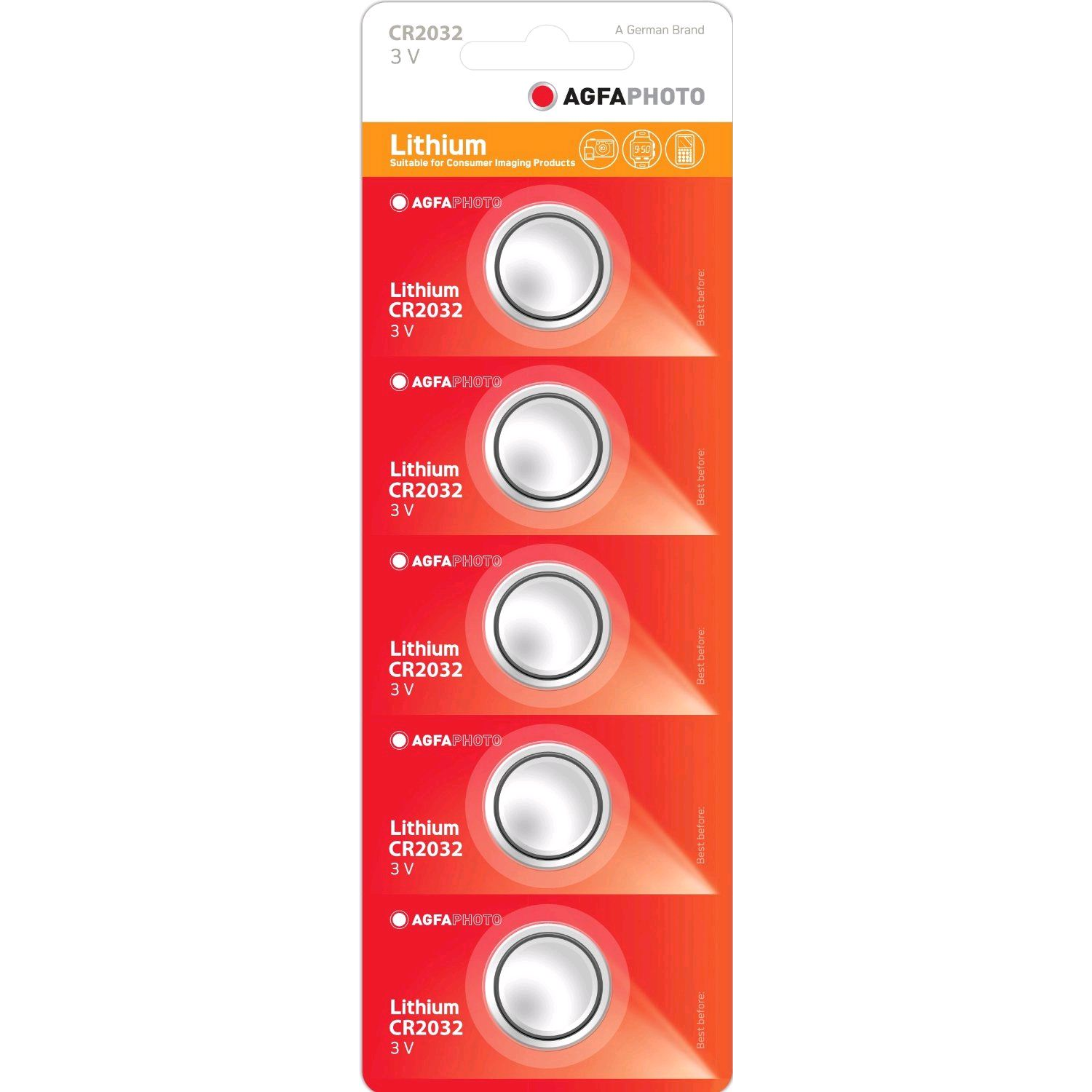 AgfaPhoto CR2032 lithium gombelem (5db) - eMAG.hu