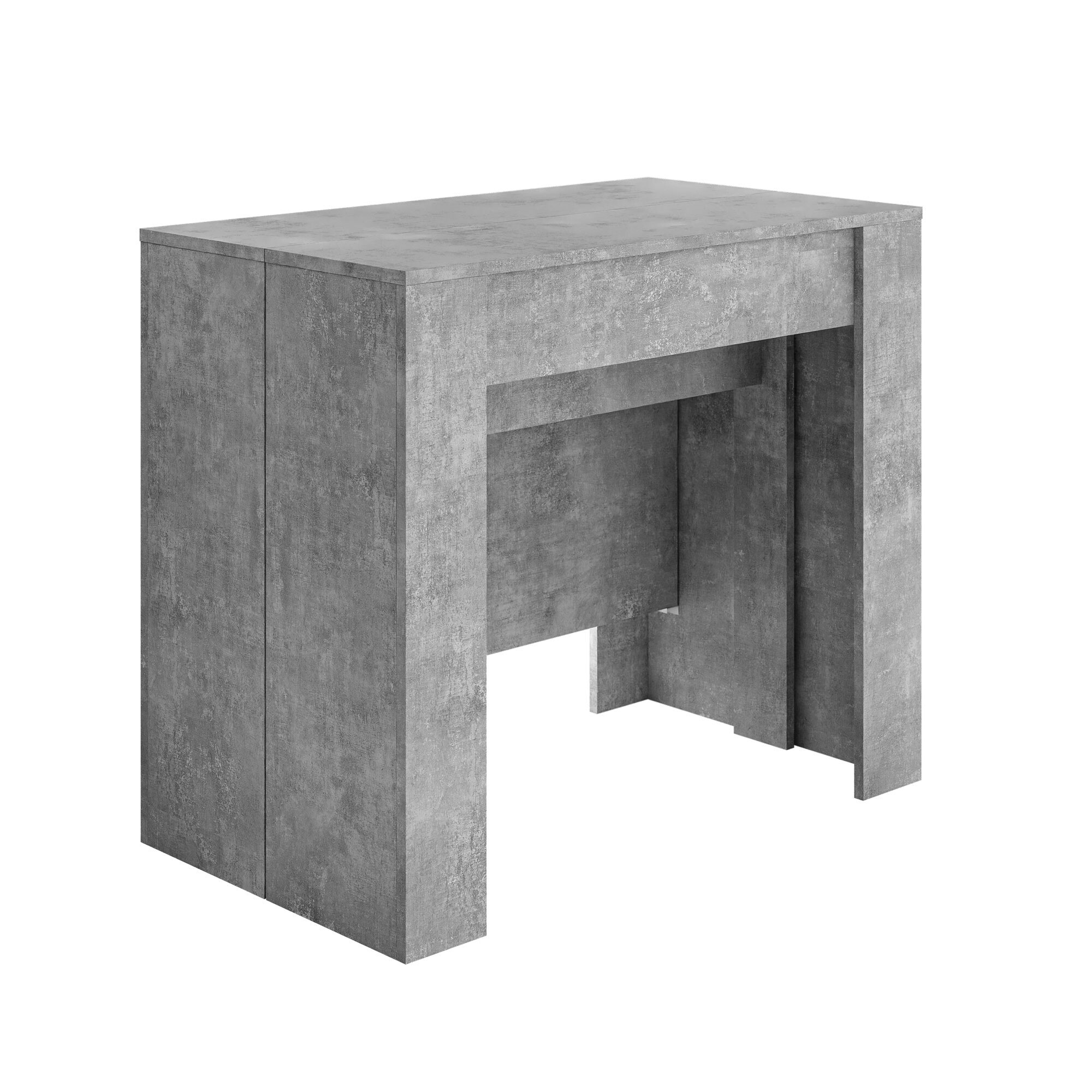 Consola Extensibila FUERRO, Lukmebel, Beton, 238x77x90 cm - eMAG.ro