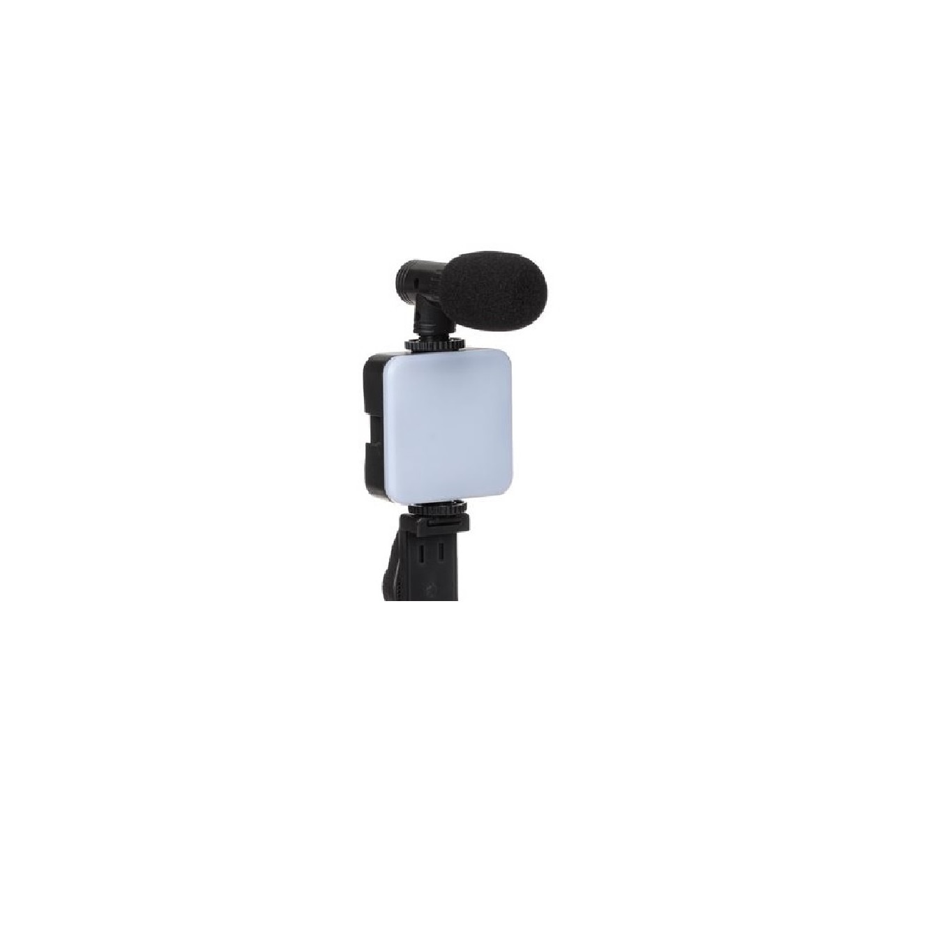 Set Vlogging sau Podcast, cu trepied, Lampa LED cu reglare a ...