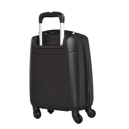 Troler, Perfect line, 50x20x30cm, Roti detasabile, Negru - eMAG.ro