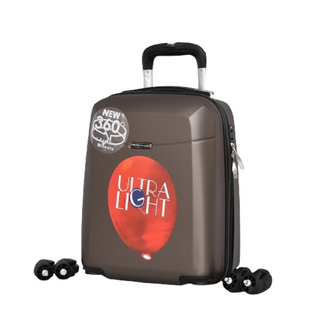 Troler, Perfect line, 50x20x30cm, Roti detasabile, Maro - eMAG.ro