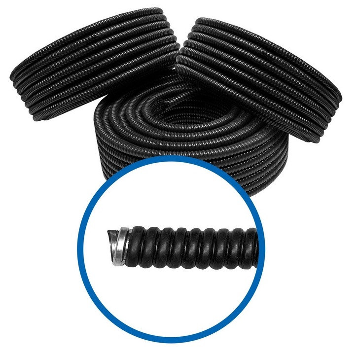 Copex metalic cu izolatie pvc, ignifug, 21mm, pentru instalatii ...