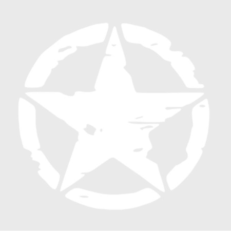 Set 2 stickere in forma de stea, pentru usi, alb, 30x30cm - eMAG.ro