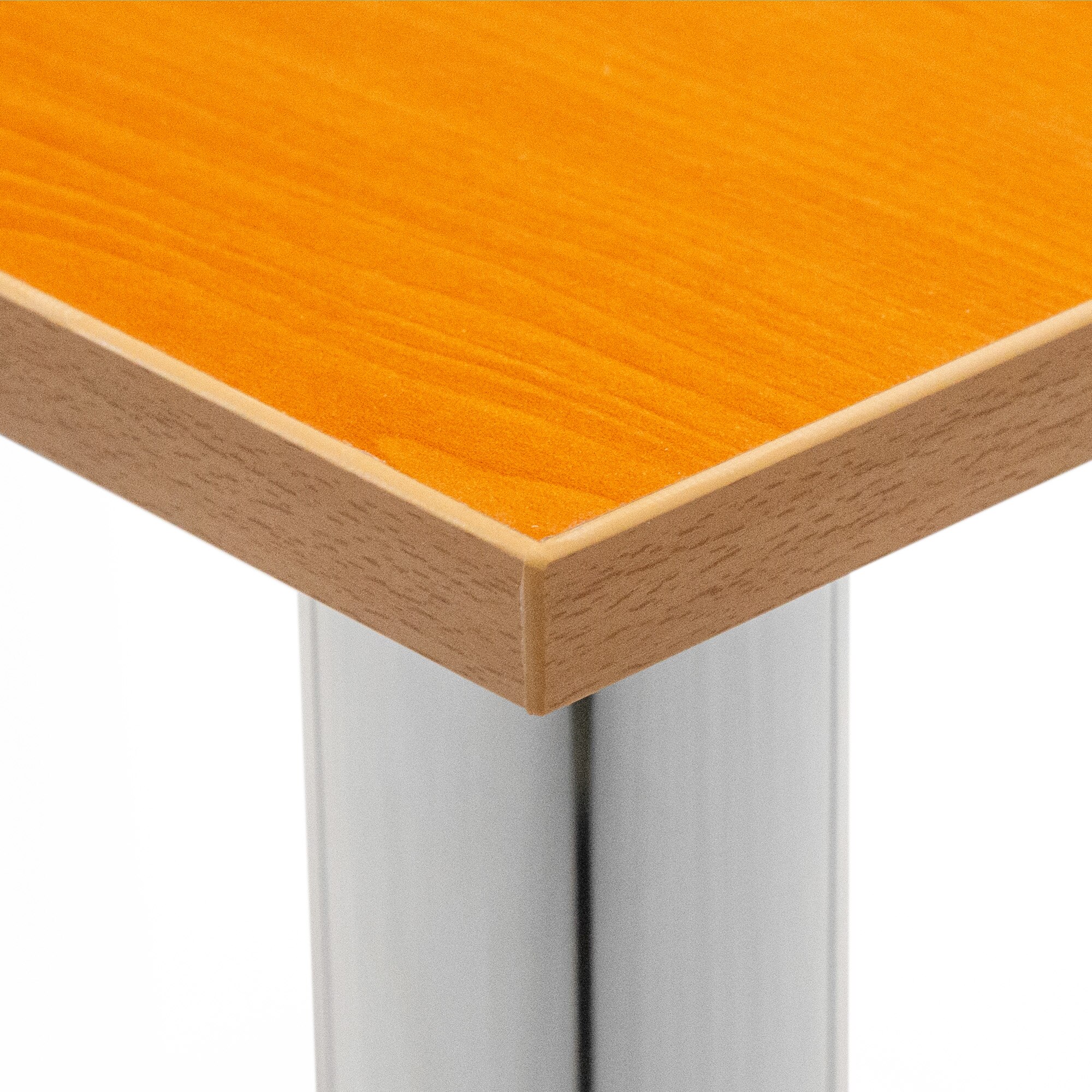 Set masa cu 4 scaune tip taburet Odesa, DENVER, cadru crom, stofa ...