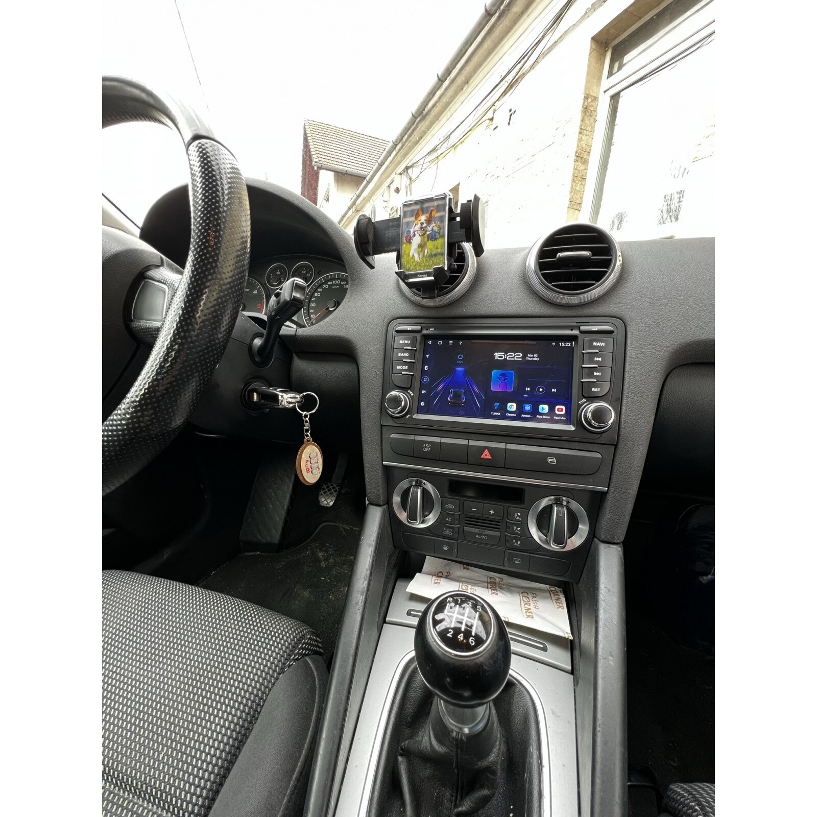 Navigatie audi a3, android 11, 1GB RAM 16GB, wifi, waze, youtube ...