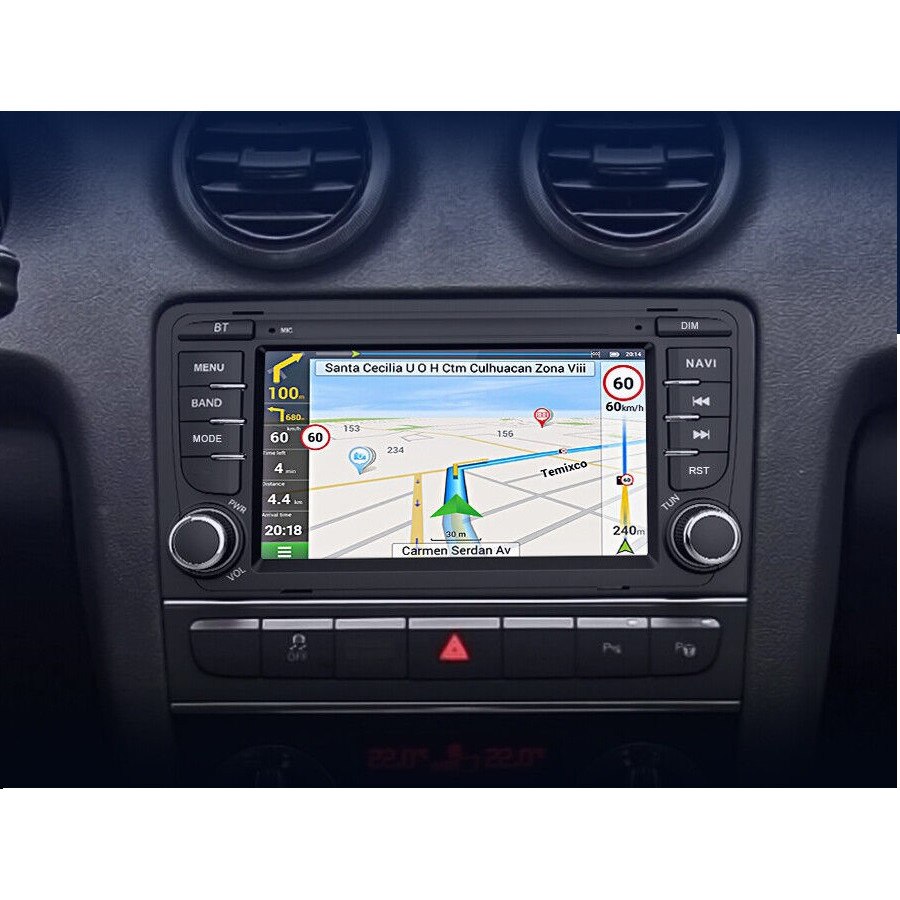 Navigatie audi a3, android 11, 1GB RAM 16GB, wifi, waze, youtube ...