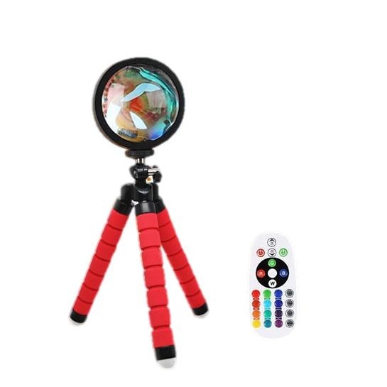 Lampa de proiectie, LED, 16 culori, Rosu/Negru - eMAG.ro