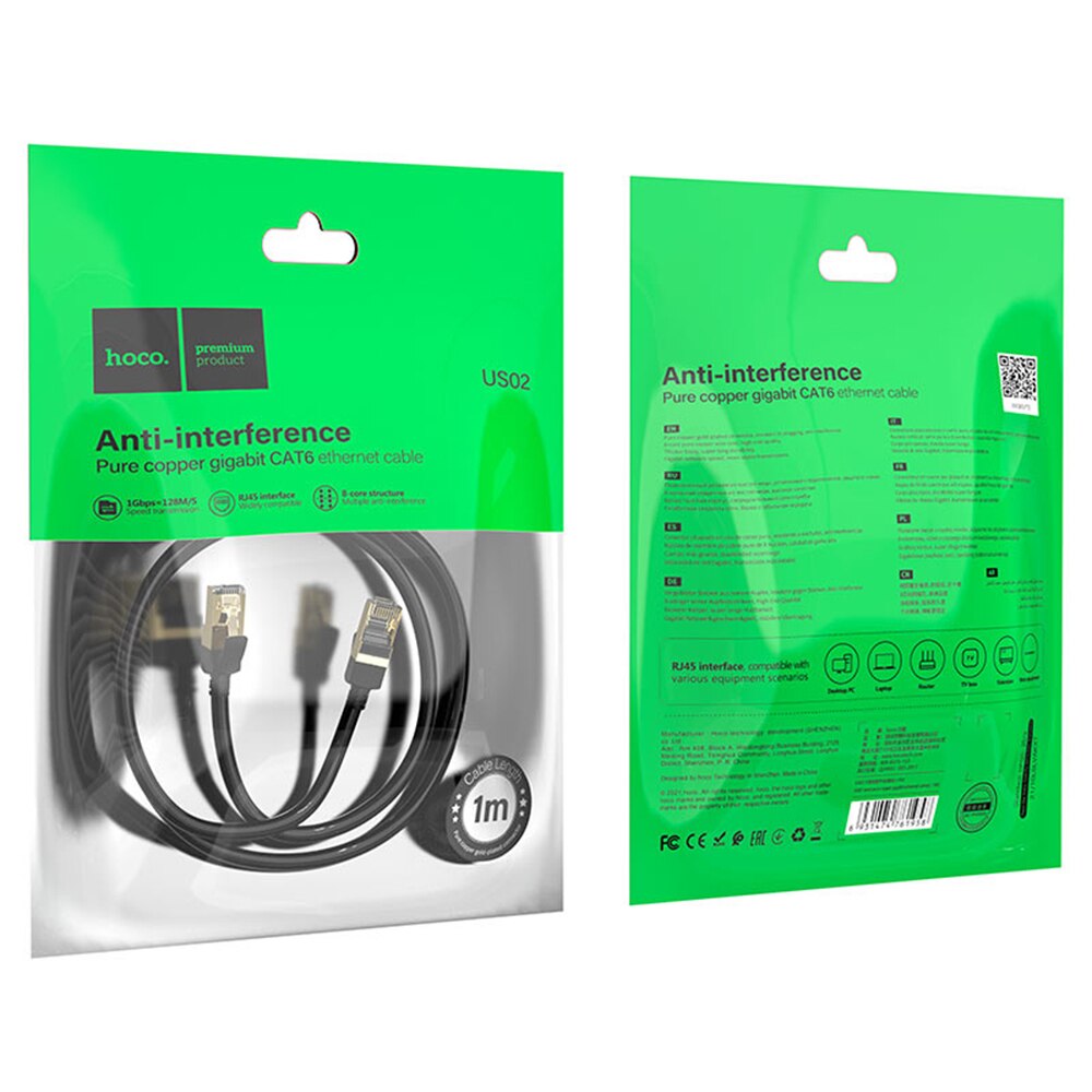 Cablu de Internet RJ45 la RJ45 1Gbps, Cupru, Lungime 1m, Level, C189 ...